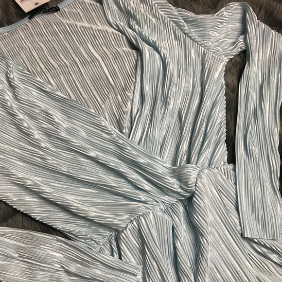 Dresses | Stunning Crinkle Dress Front Wrap Dress | Poshmark